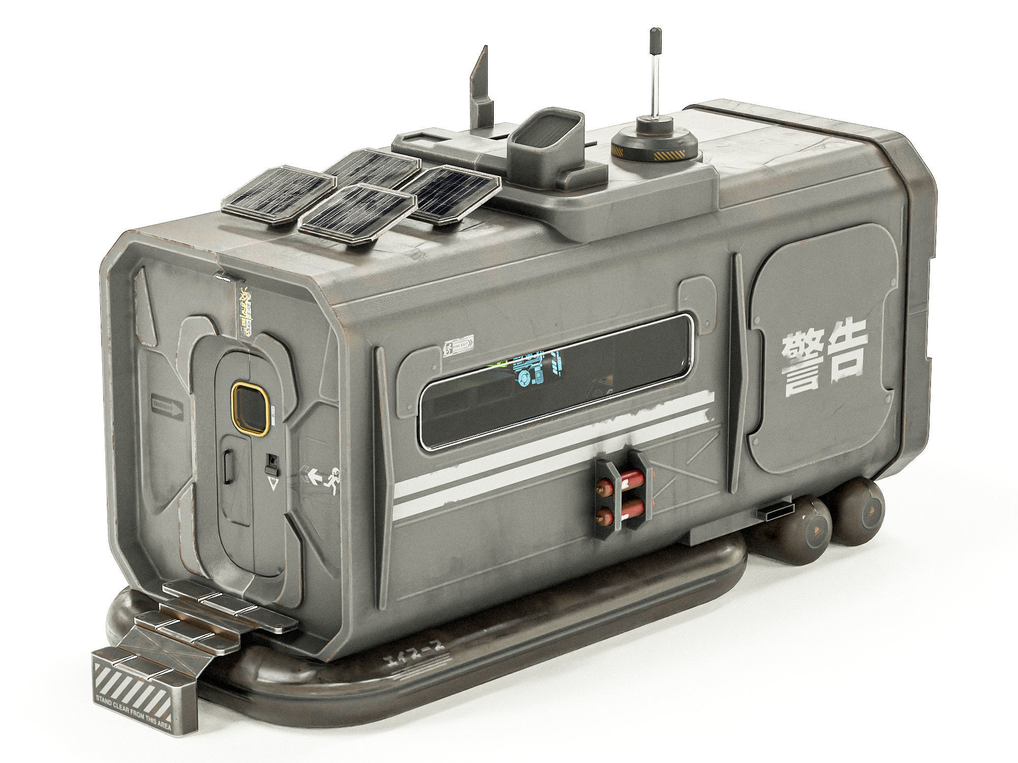 3D model Space Station EOne PBR VR / AR / low-poly | CGTrader