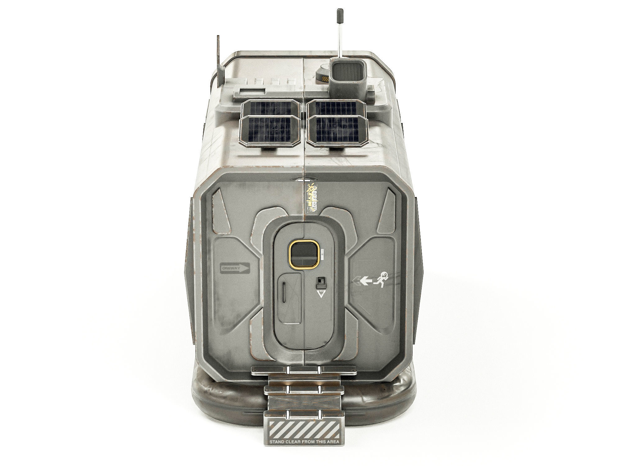 3D model Space Station EOne PBR VR / AR / low-poly | CGTrader