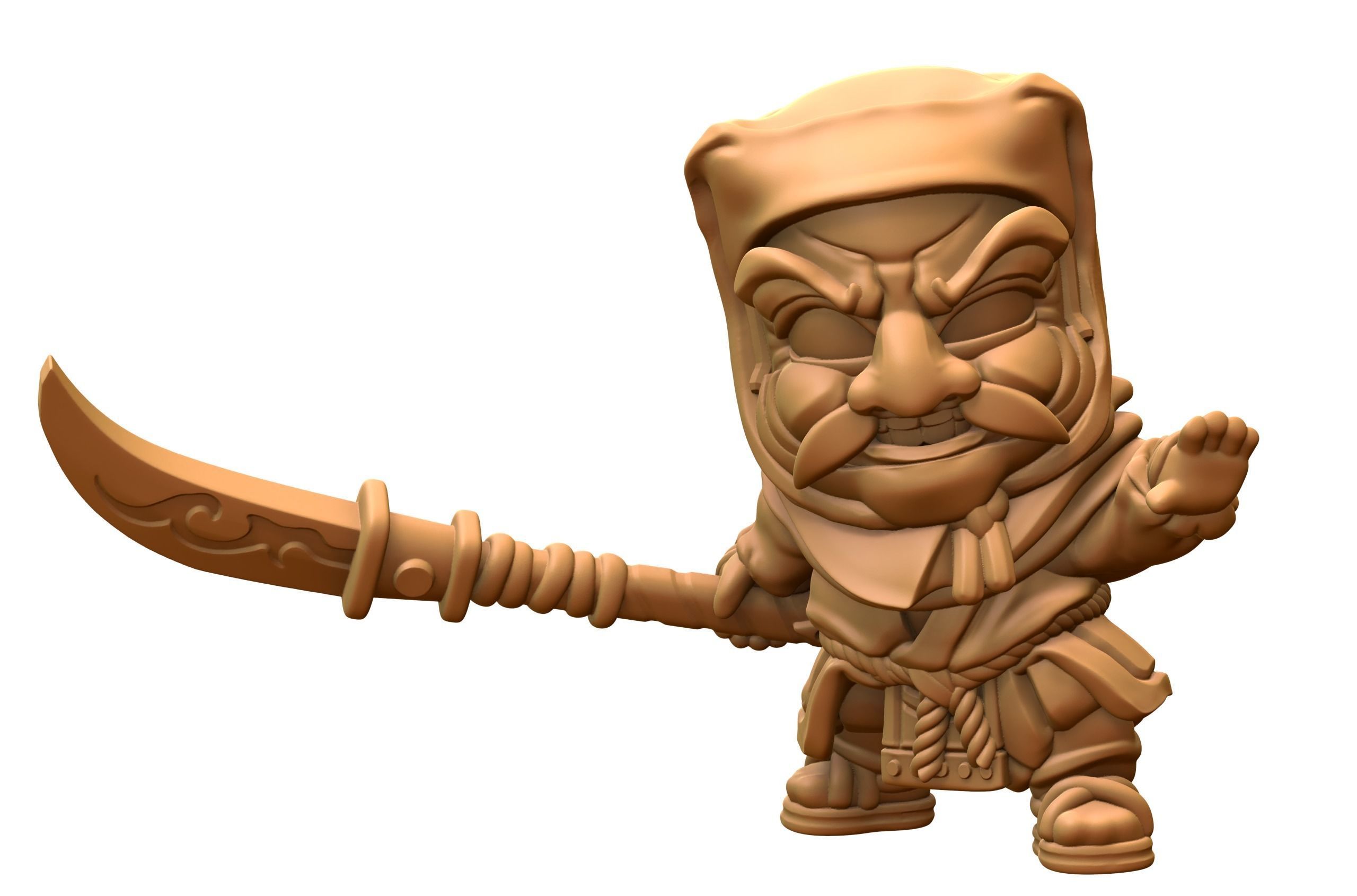 Benkei 3D model | CGTrader