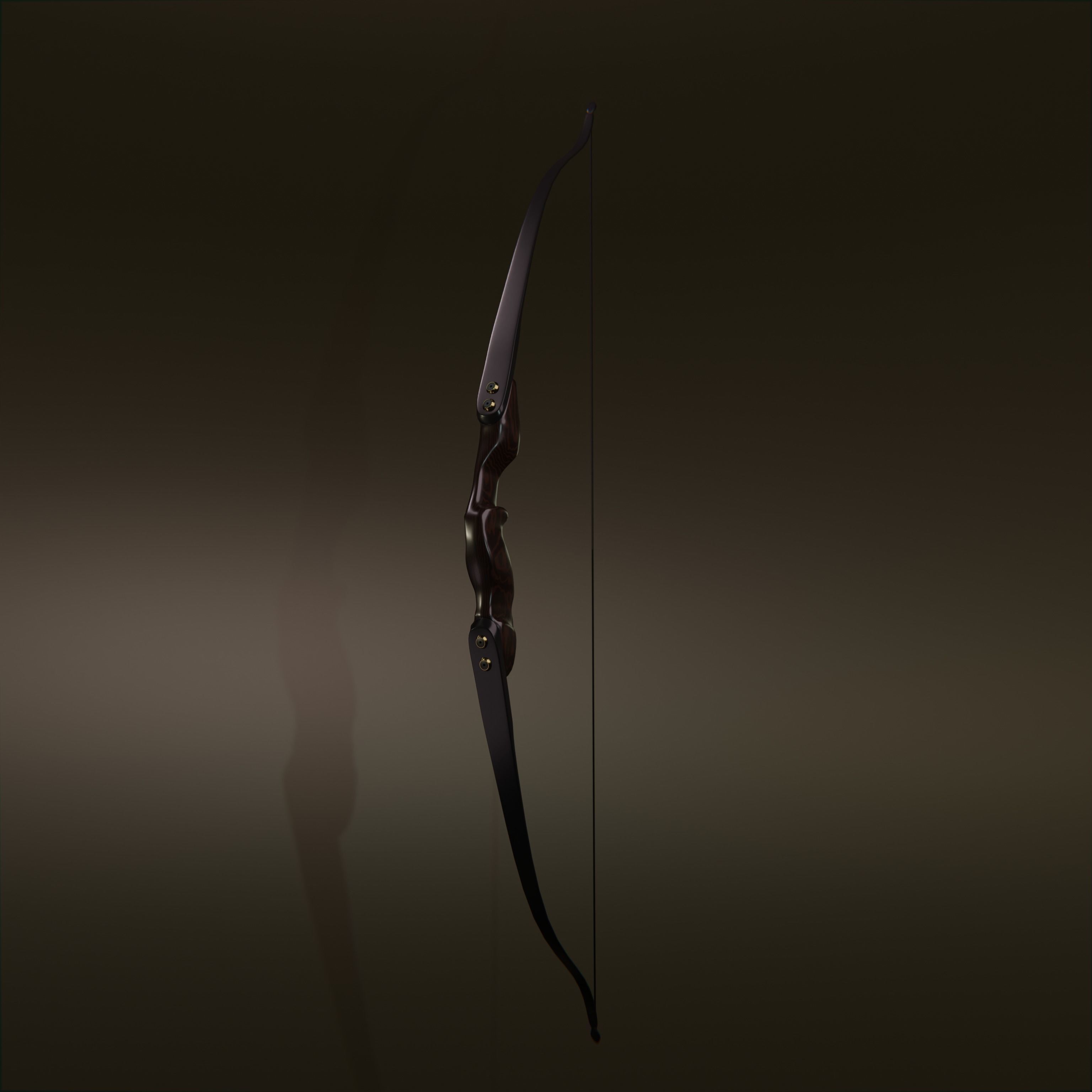 Recurve bow 3D model | CGTrader