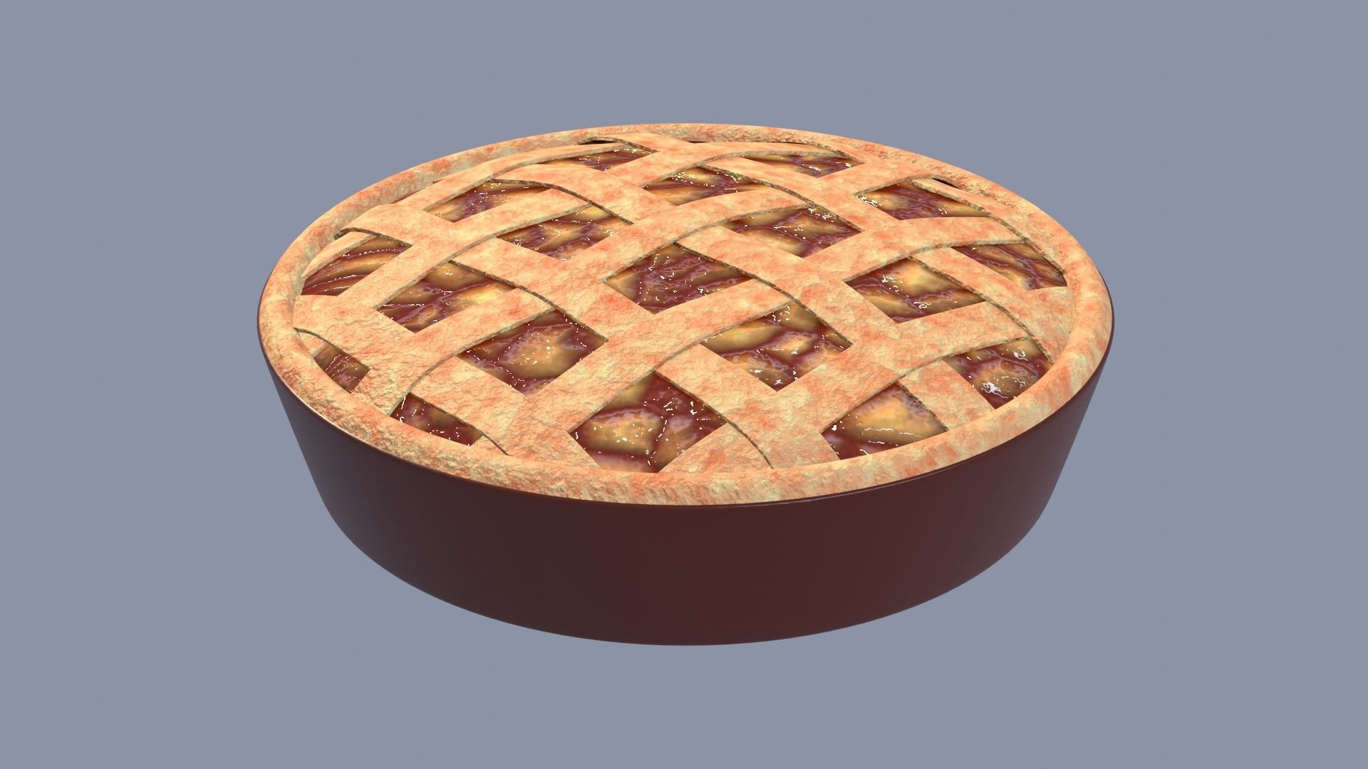 Apple Pie 3D model | CGTrader