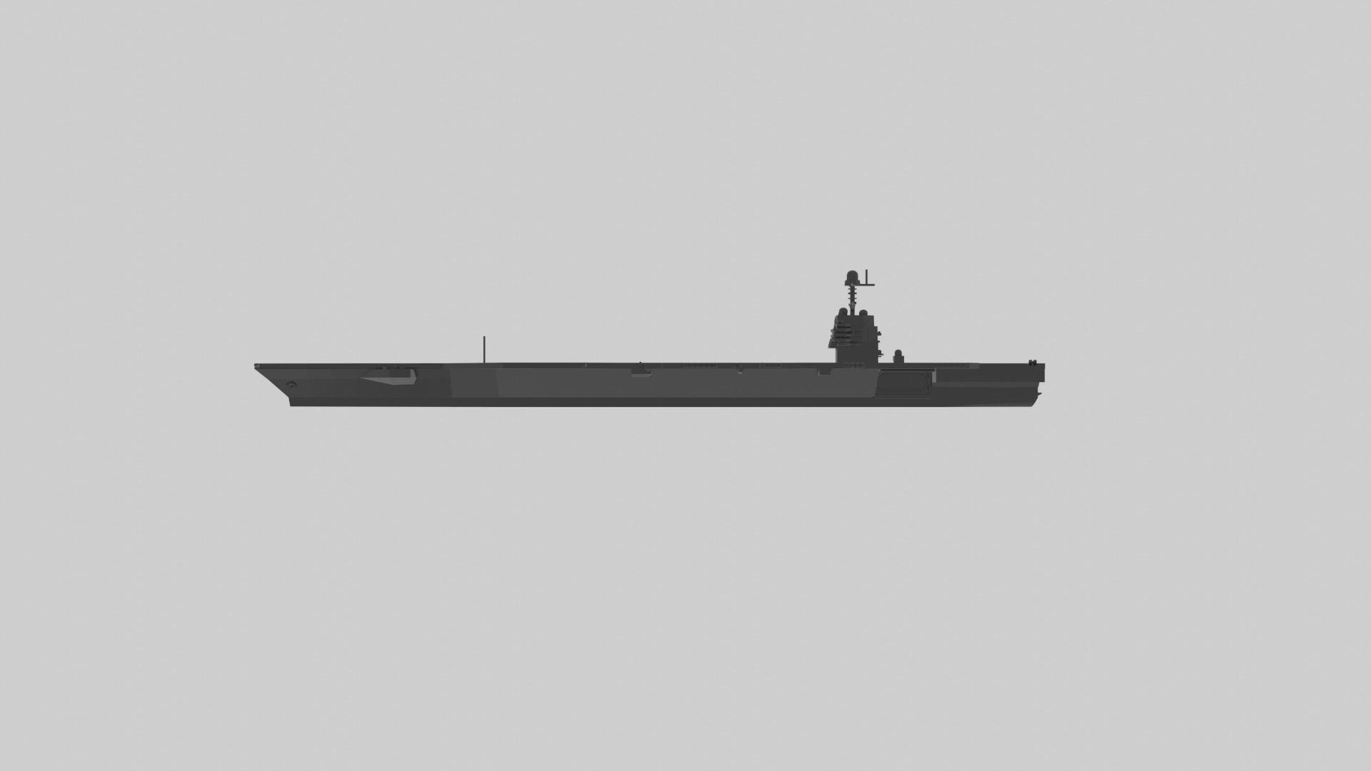USS Gerald R Ford - Model for small scale printing 3D model 3D ...