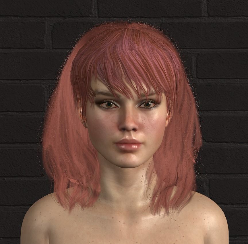Female Character Raha Free 3d Model Rigged Cgtrader