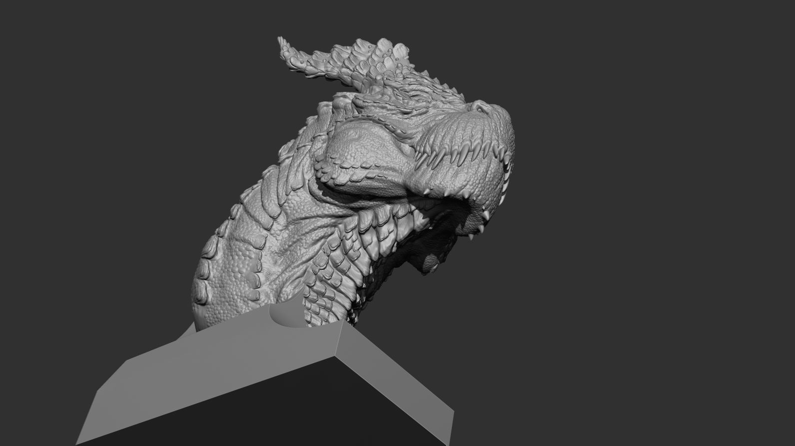 Dragon Head 01 3D model 3D printable | CGTrader