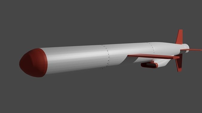 BGM-109 Tomahawk cruise missile 3D model | CGTrader