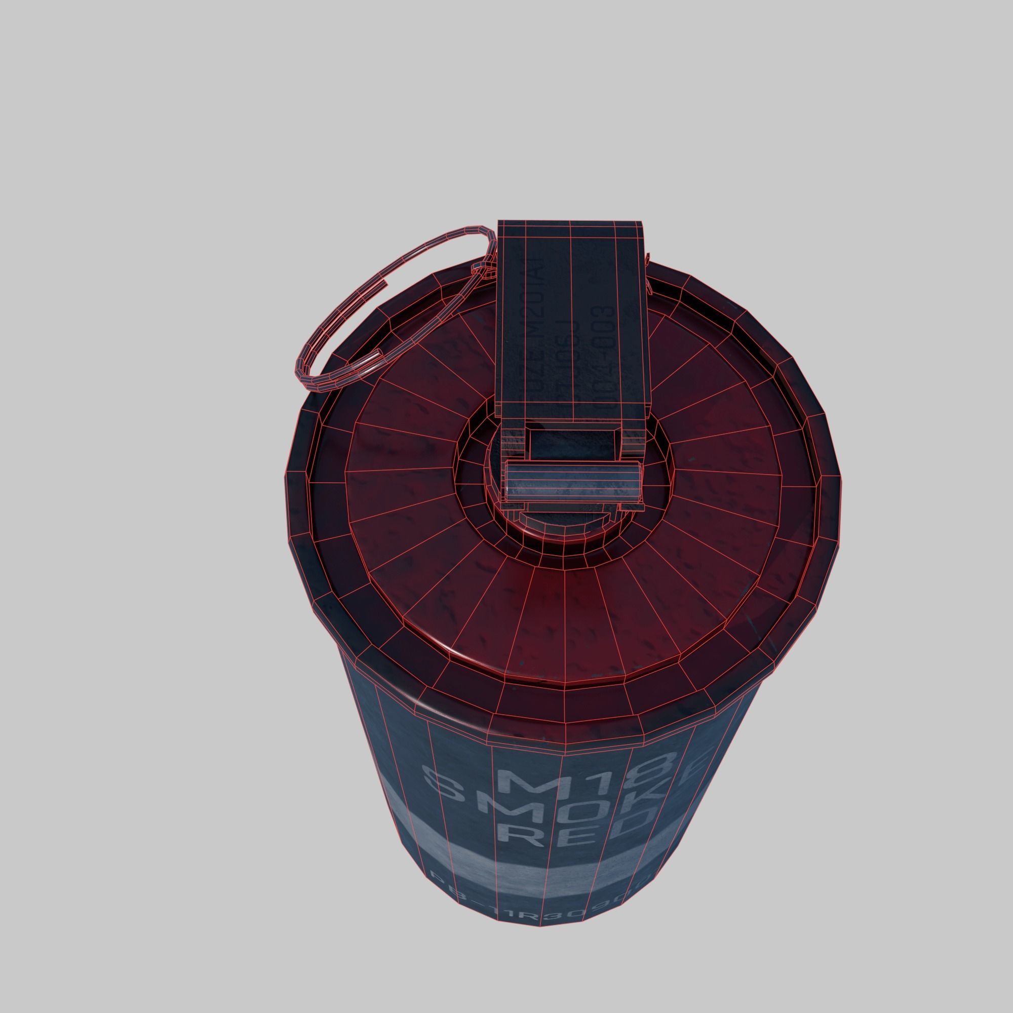 3D model Grenade M18 Smoke VR / AR / low-poly | CGTrader
