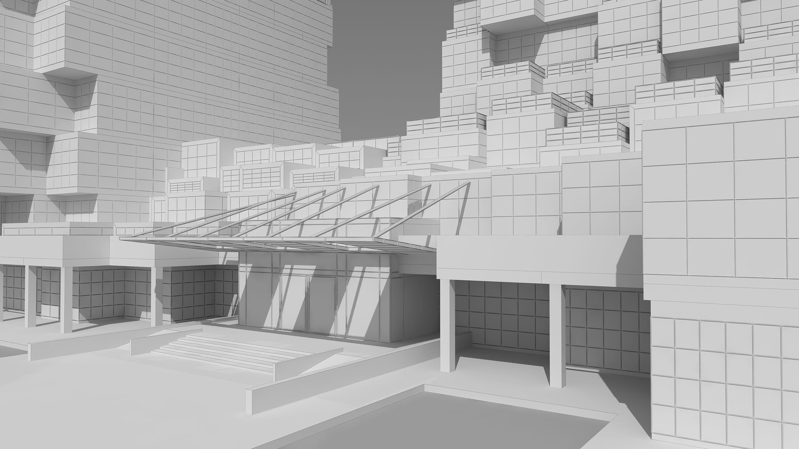 0182 - Skyscraper Architecture 3D Project - 2D Drawings 3D model | CGTrader