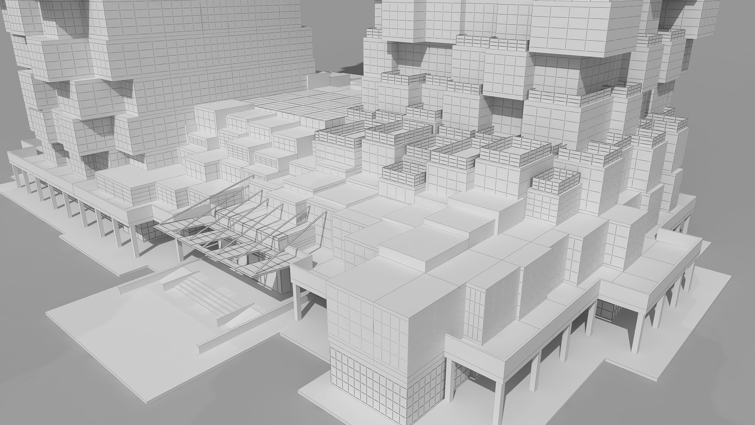 0182 - Skyscraper Architecture 3D Project - 2D Drawings 3D model | CGTrader