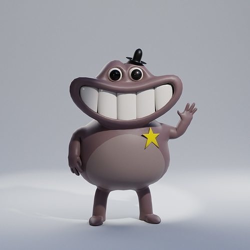 3D model Sheriff Toadster VR / AR / low-poly | CGTrader