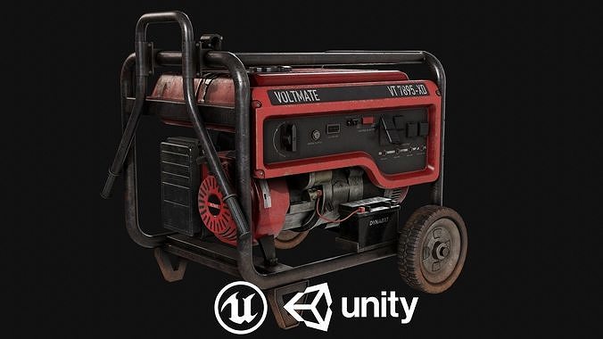 3D model Portable Generator-PBR Game Ready VR / AR / low-poly | CGTrader