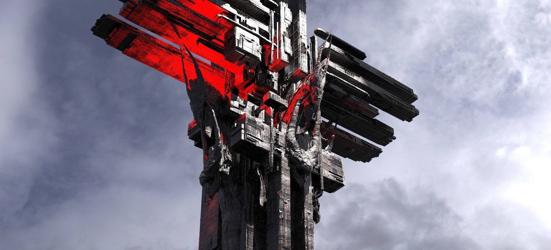 Dragon Cult Elites Tower Kit bash 3D model | CGTrader