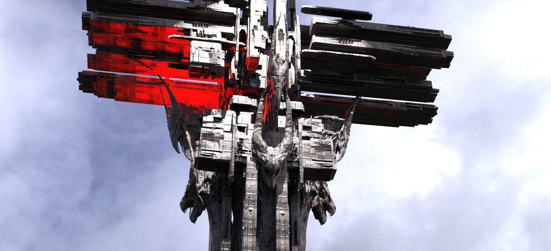 Dragon Cult Elites Tower Kit bash 3D model | CGTrader