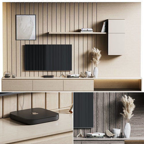 TW Wall set N1 3D model | CGTrader