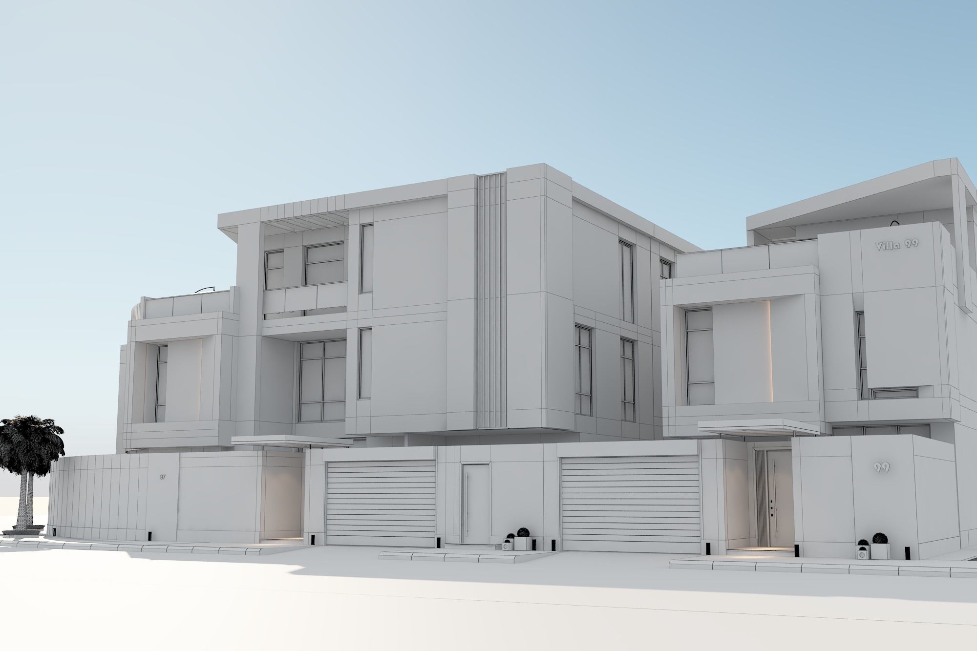 Private Residential Villas Complex 3D model | CGTrader