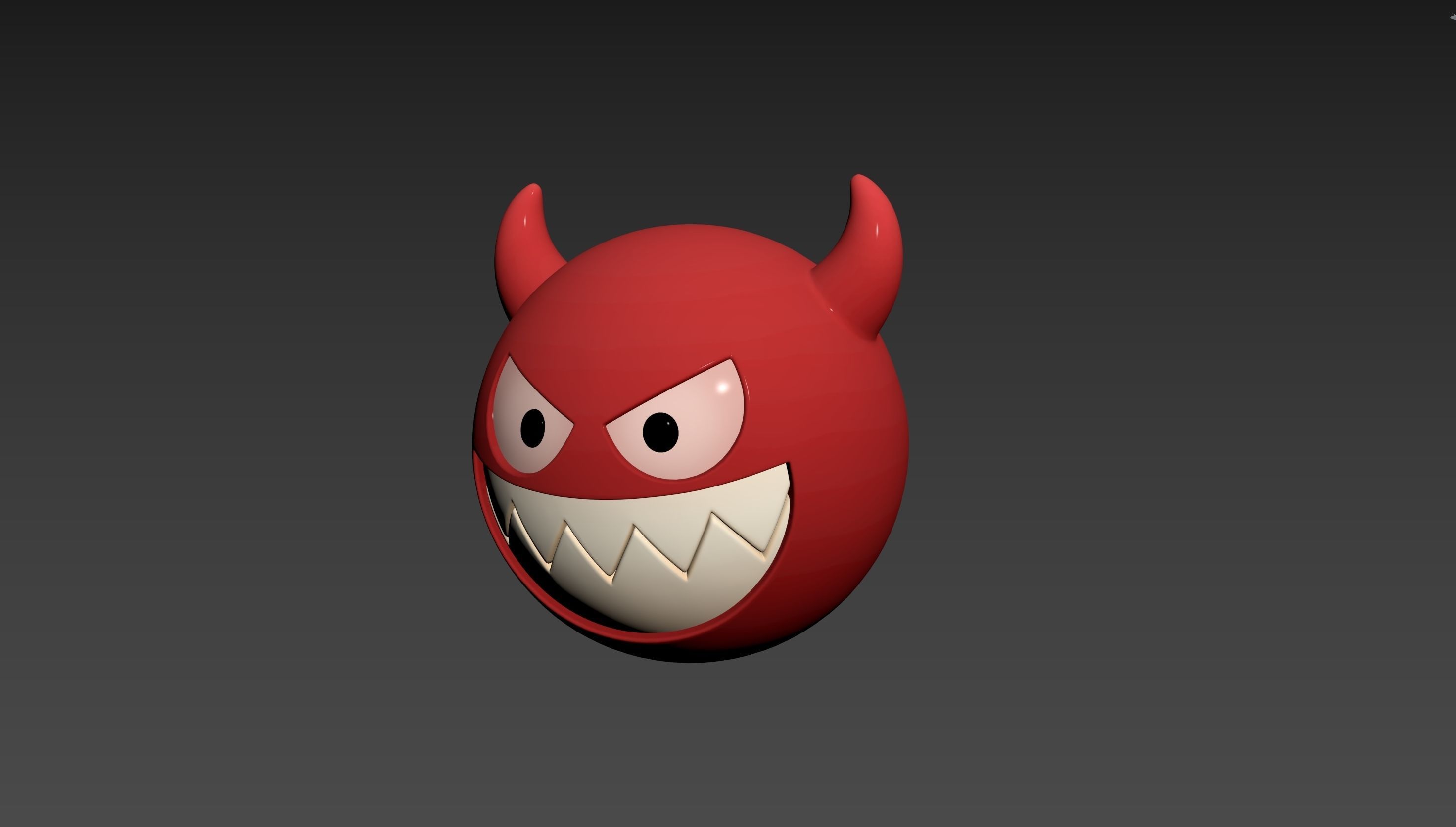 Character241 Devil Face 3D model | CGTrader