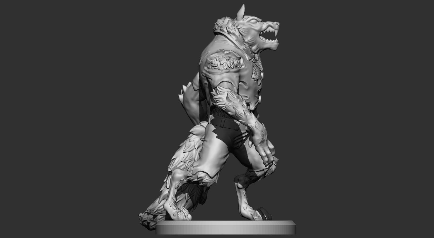 WEREWOLF DAD 3D model 3D printable | CGTrader