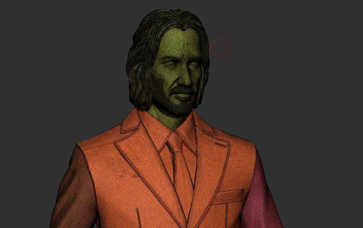 John Wick figure 3D model 3D printable | CGTrader