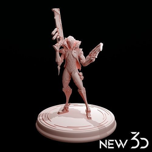 PROJECT JHIN 3D model 3D printable | CGTrader