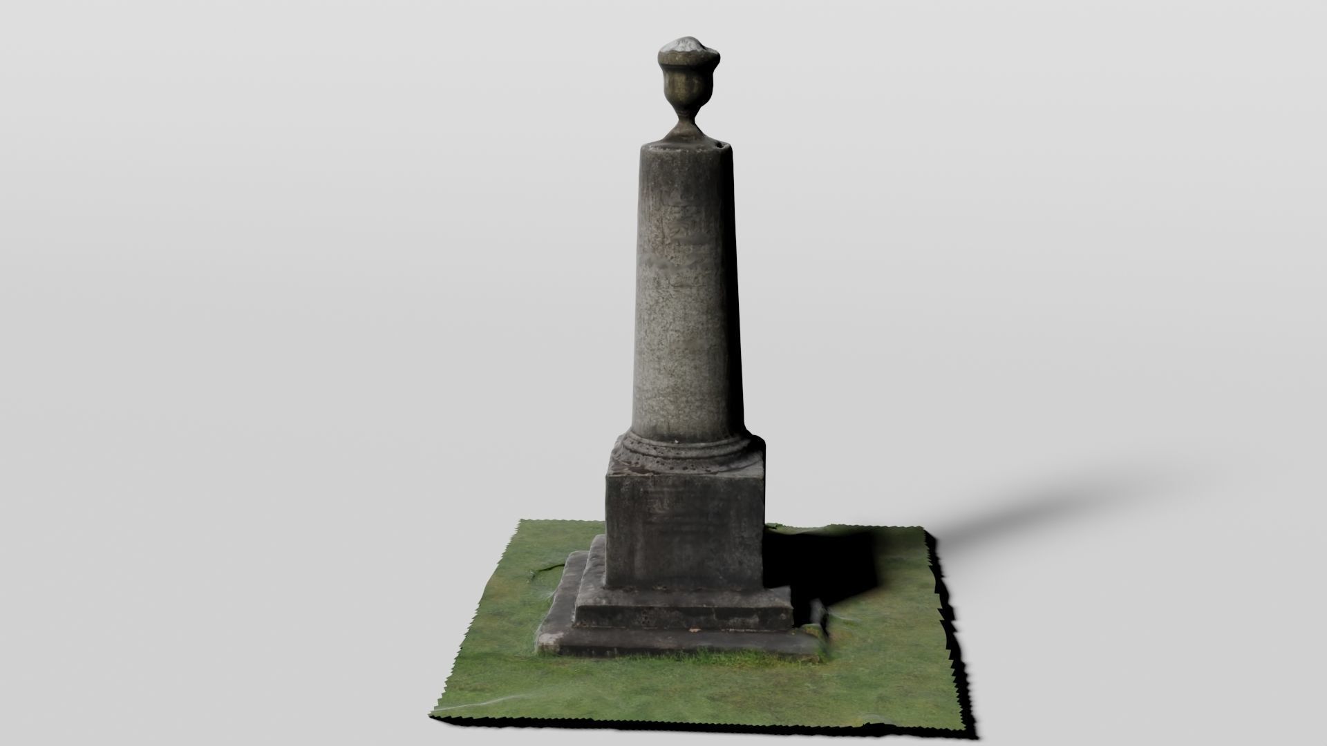 Historical headstone memorial 3D model | CGTrader