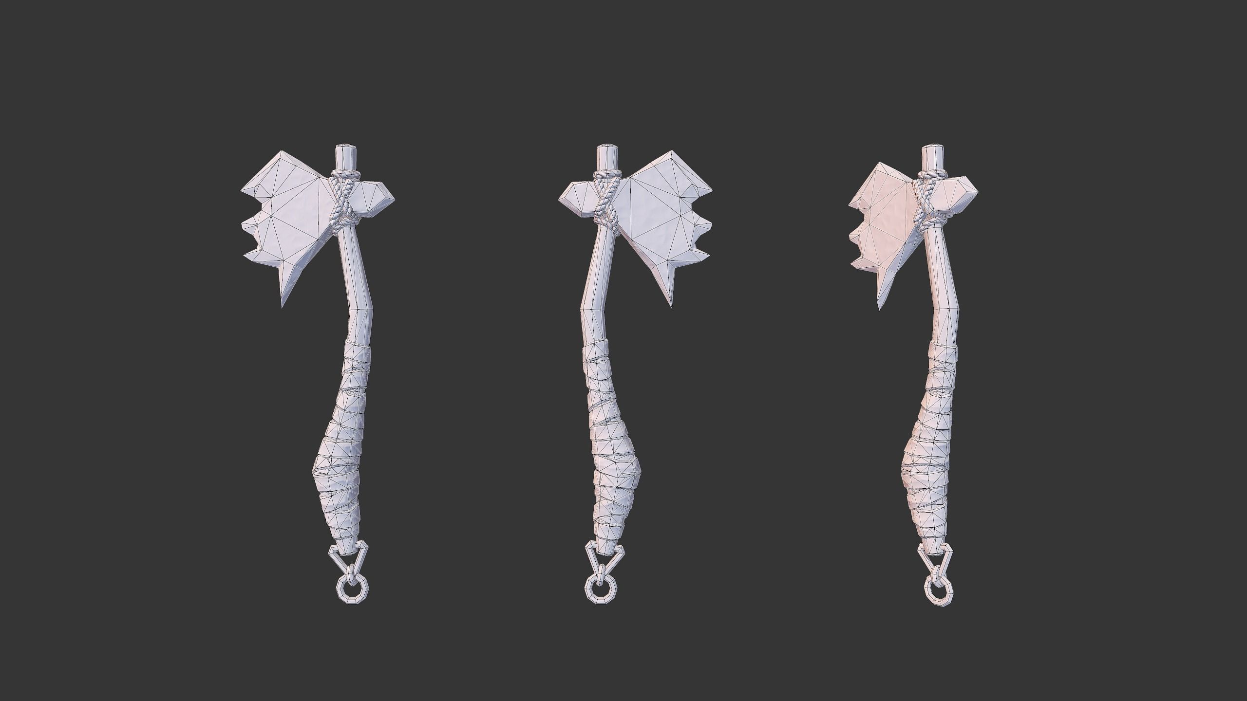 3D model Axe Pack C VR / AR / low-poly | CGTrader
