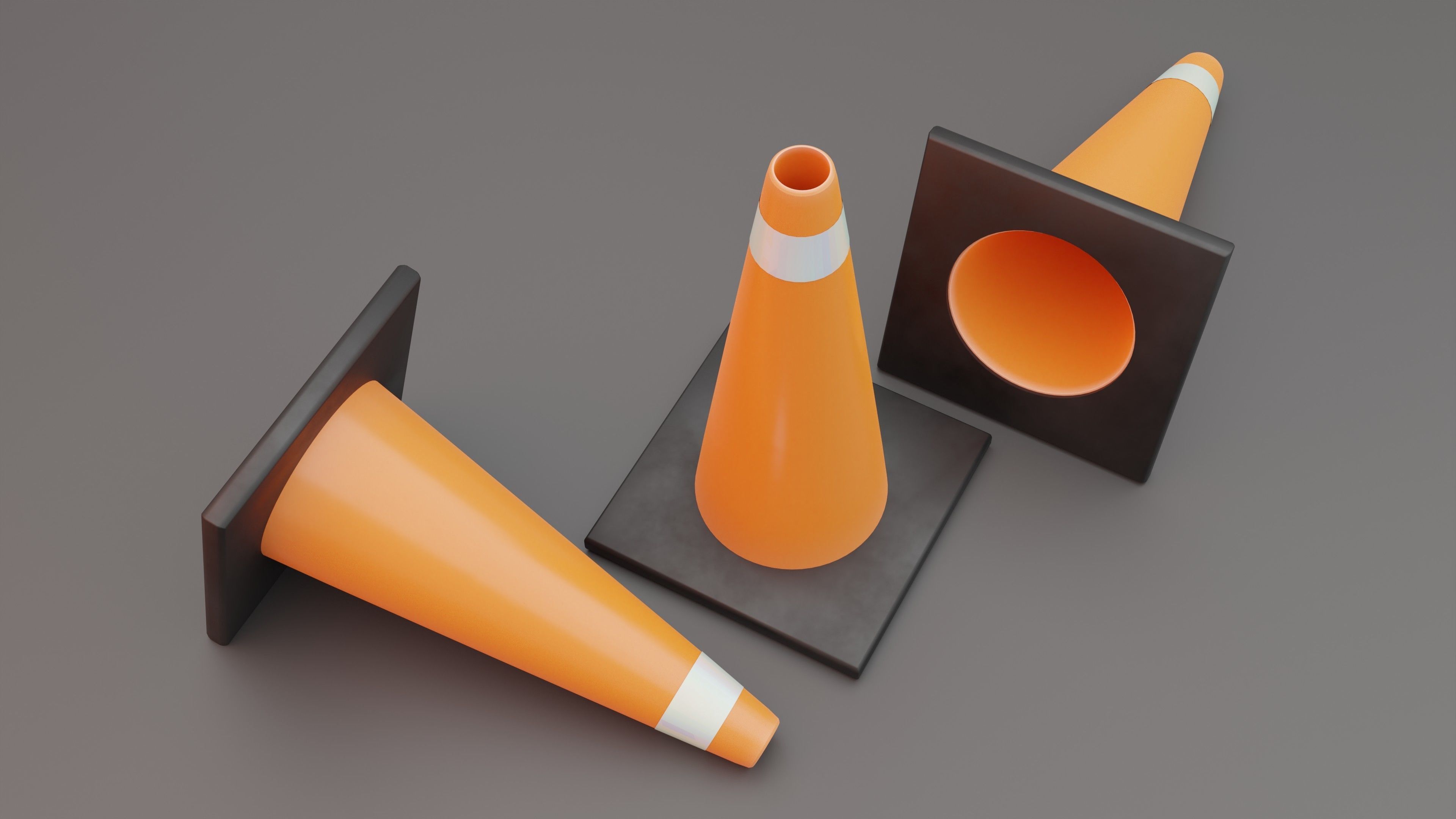 traffic cone 3D model | CGTrader