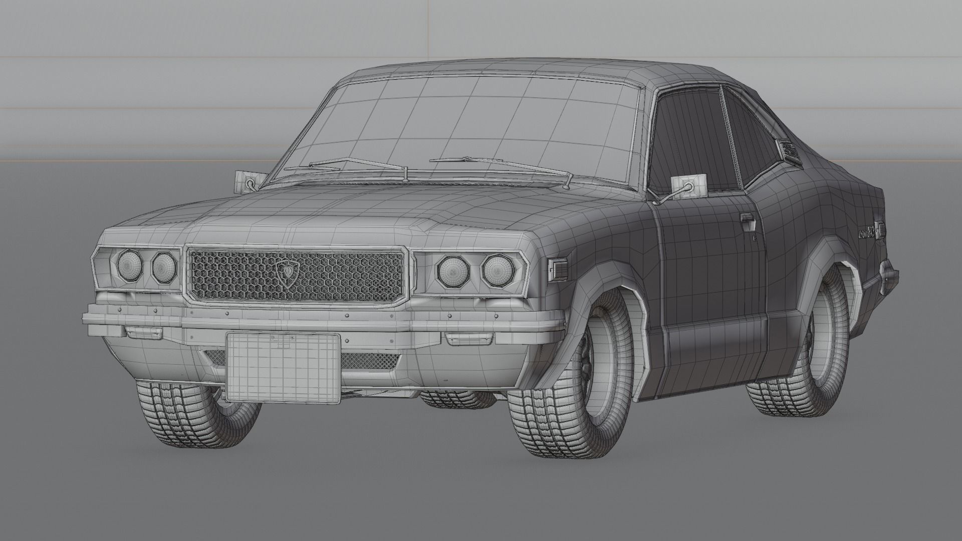 Mazda Rx3 Car Model 3D model | CGTrader