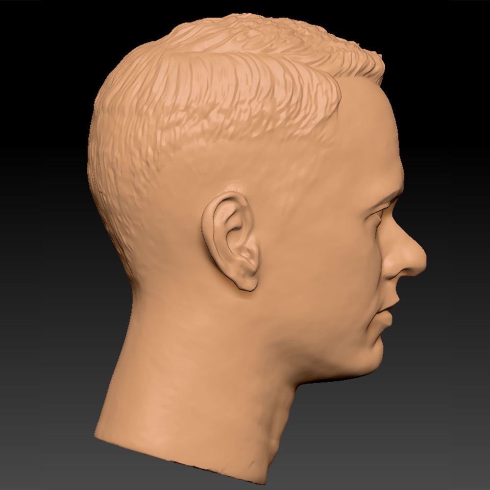 The Forrest Gump Tom Hanks Head sculpture 3D print model 3D model 3D ...