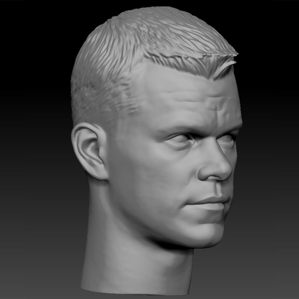 The Bourne Identity Matt Damon Head sculpture 3D print model 3D model ...