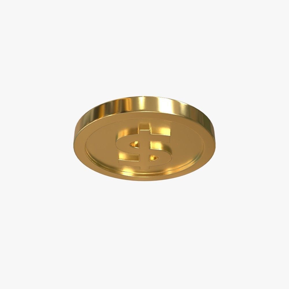 Gold Coin 3D model | CGTrader