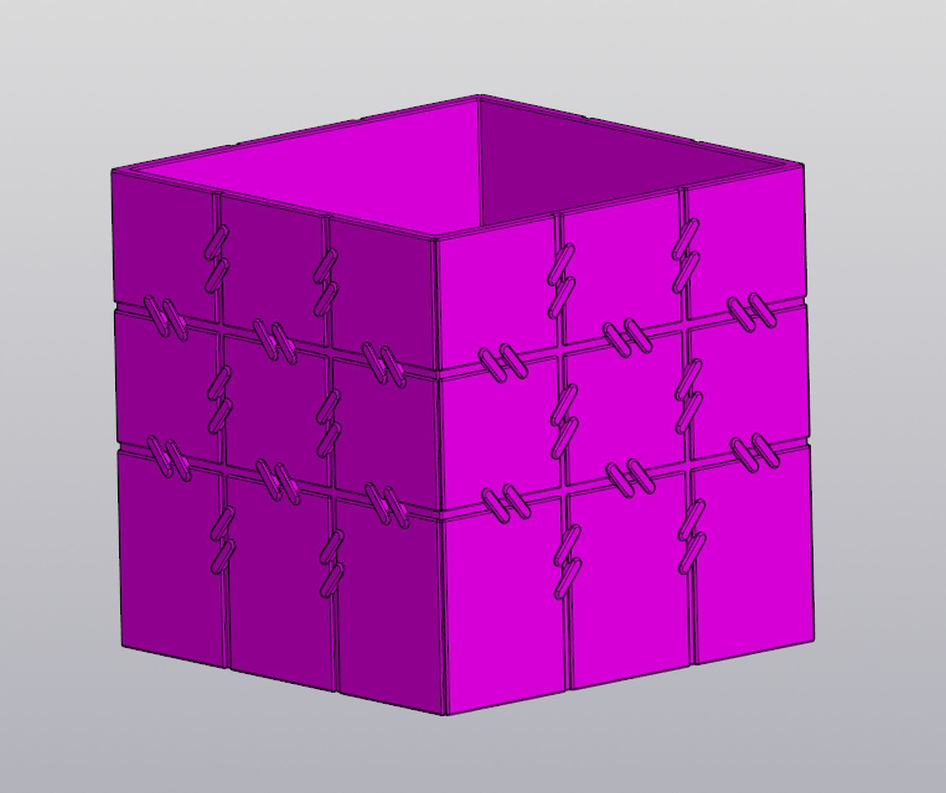 Patchwork Planter 3D model 3D printable | CGTrader