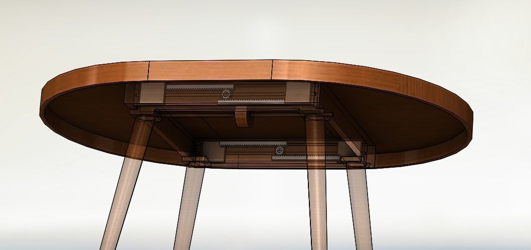 Foldable Dining Table - Space Saving 3D model animated rigged | CGTrader