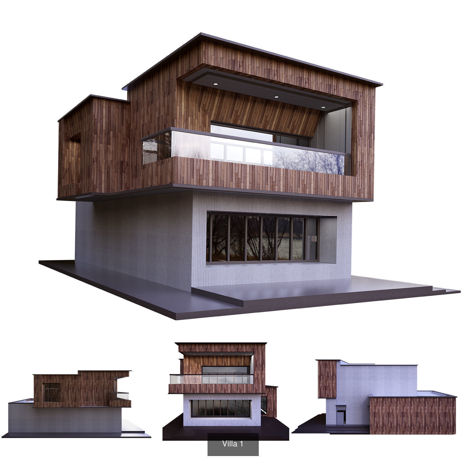2 villa 3D Model Collection | CGTrader