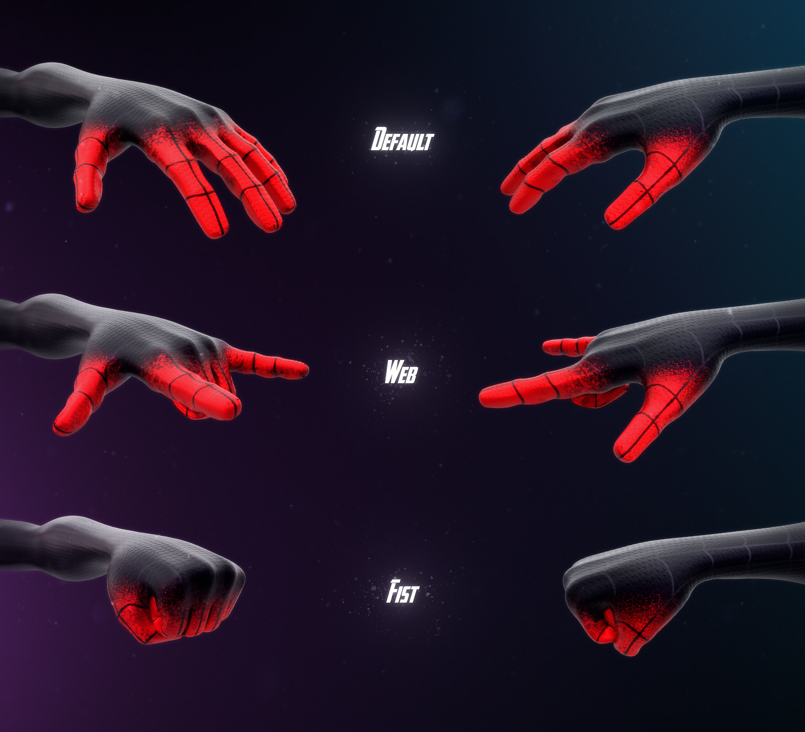 Miles Morales - Spider-Man Across the Spider-Verse Maya rig 3D model ...