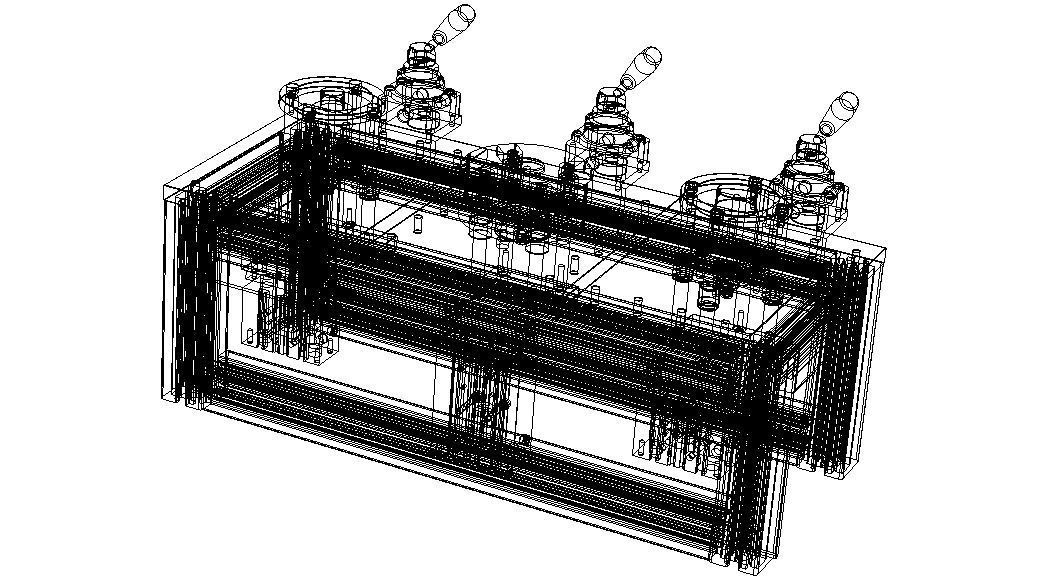 Air Gauge Station for Measuring Internal Diameters on 3 Steps 3D model ...