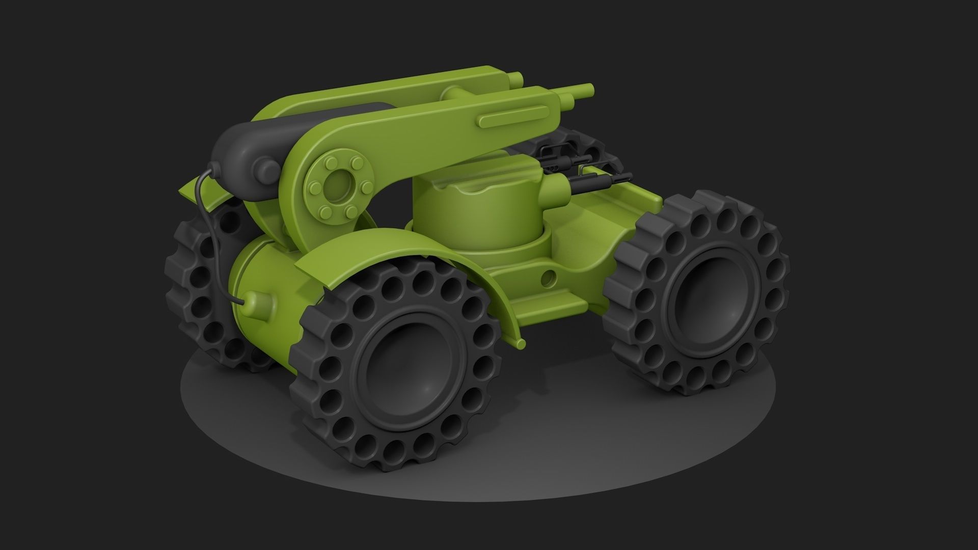 Military vehicle toy 3D model | CGTrader