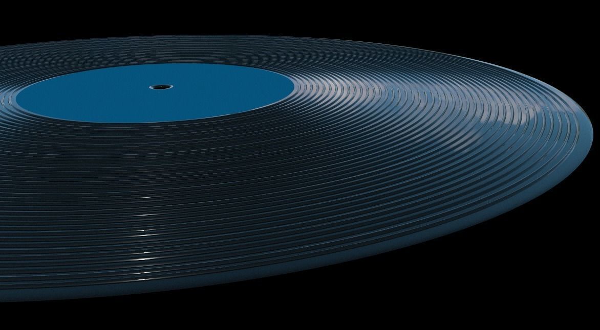 vinyl record 3D model | CGTrader