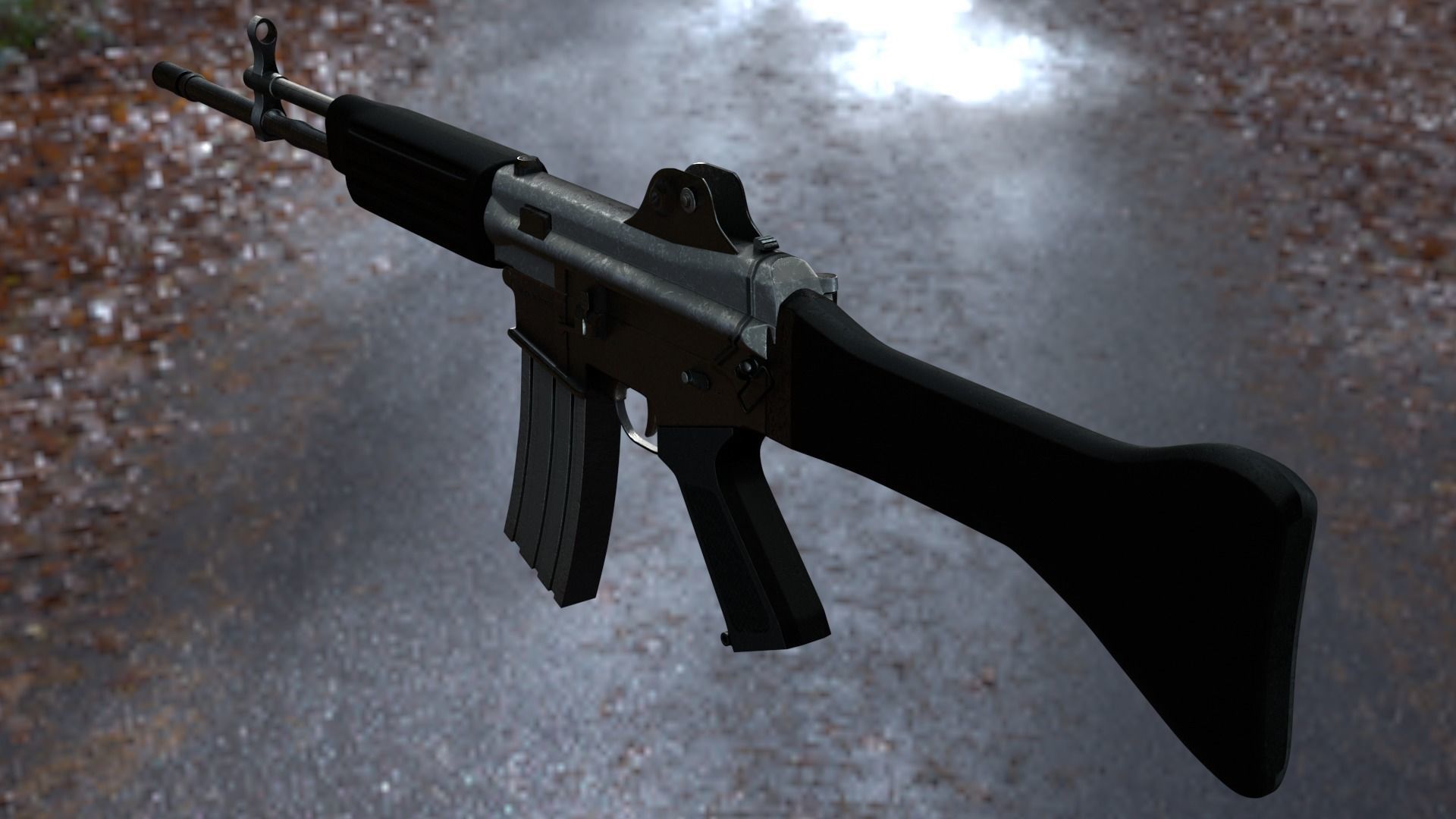 K2 Rifle 3D model | CGTrader