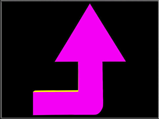 3D model 90 Degree Turn Arrow VR / AR / low-poly | CGTrader