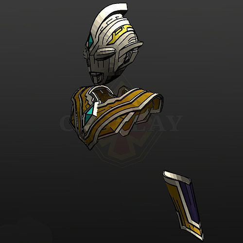 3D model Ultraman Trigger Foam Pepakura Unfold VR / AR / low-poly ...