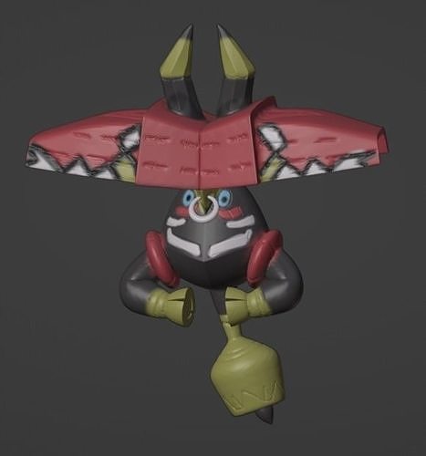 Tapu Bulu 3D model 3D printable | CGTrader
