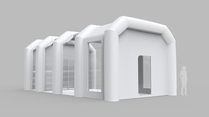 Inflatable Paint Booth 3D model | CGTrader