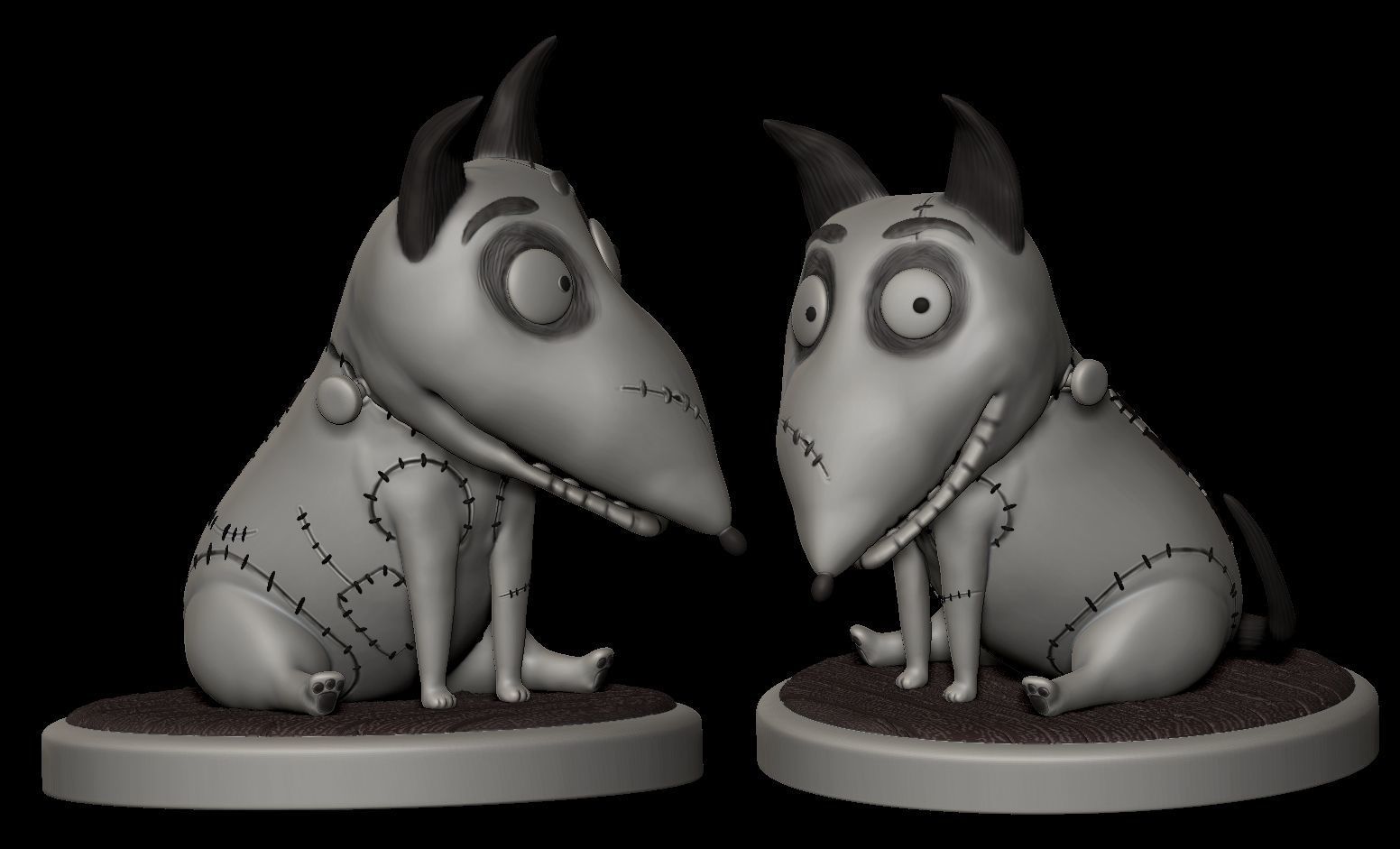 Sparky pelicula Frankenweenie 2012 - Tim Burton - Disney 3D model 3D ...
