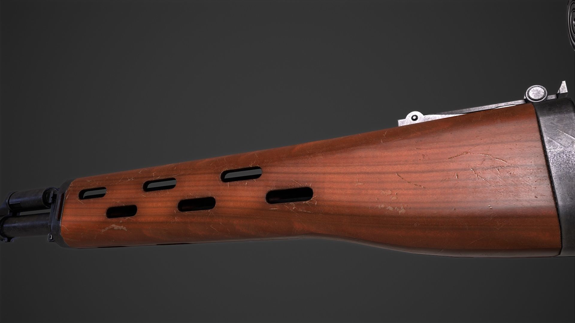 3D model SVD Dangerous Sniper Rifle VR / AR / low-poly | CGTrader