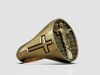 Signet Ring Cristo Redentor 3D model 3D printable | CGTrader