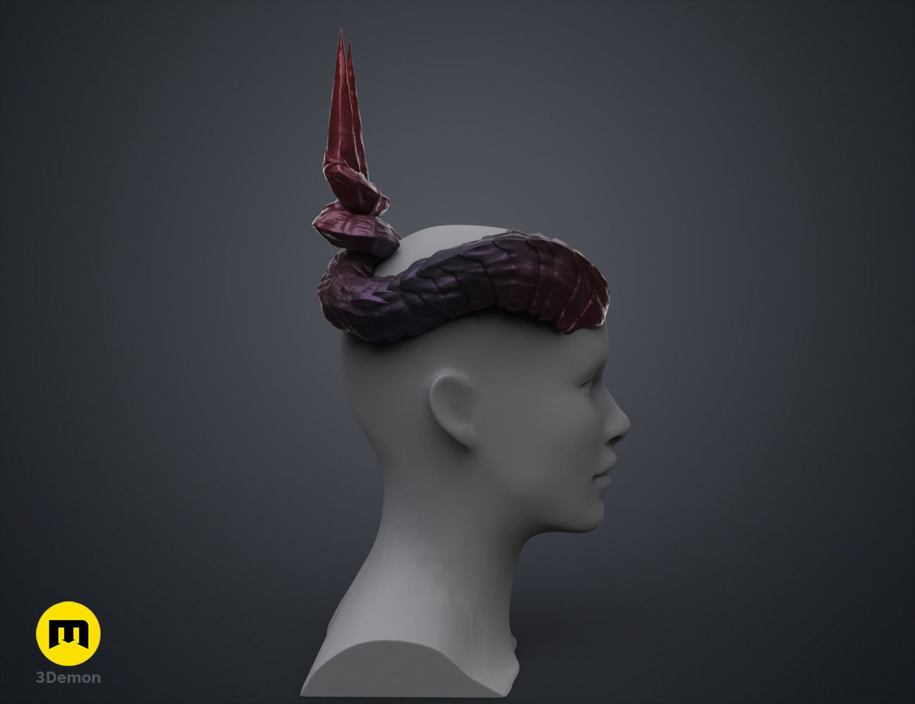 Ophelia Mardoon Horns - Critical Role 3D model 3D printable | CGTrader