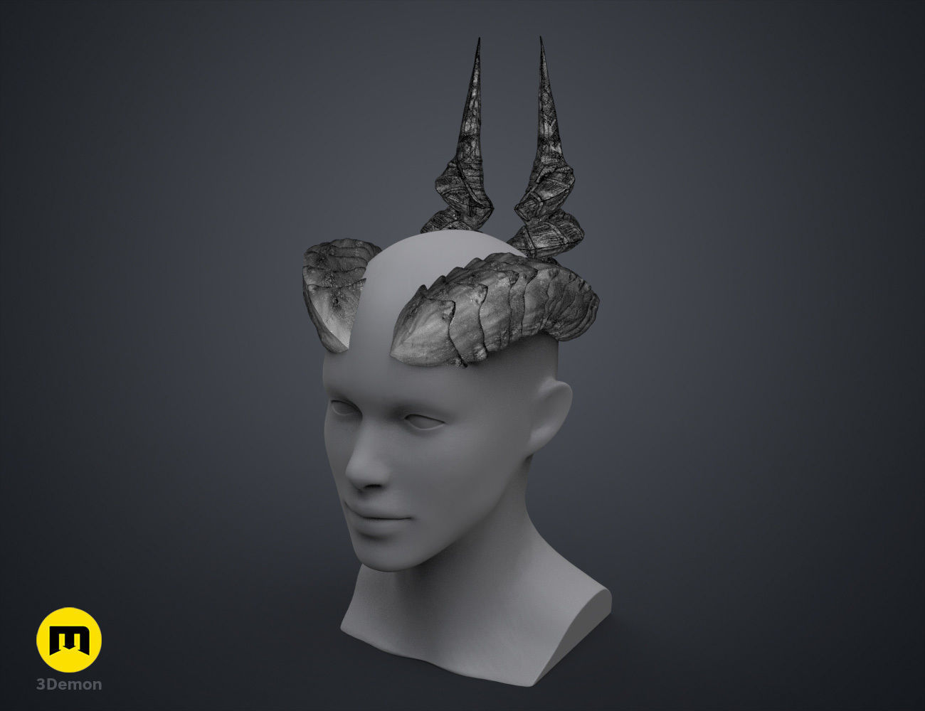 Ophelia Mardoon Horns - Critical Role 3D model 3D printable | CGTrader