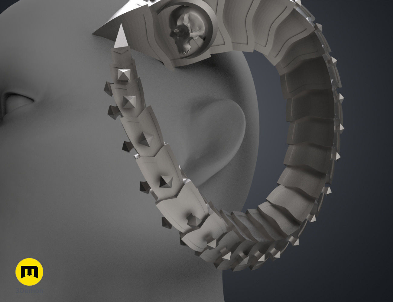 Metal Horns 3D model 3D printable | CGTrader