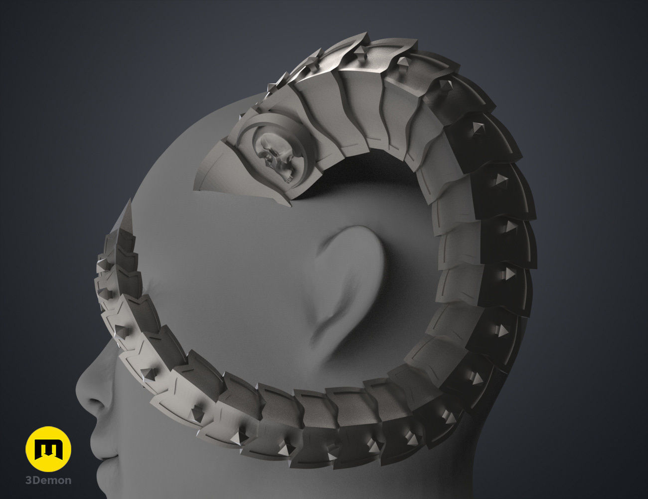 Metal Horns 3D model 3D printable | CGTrader