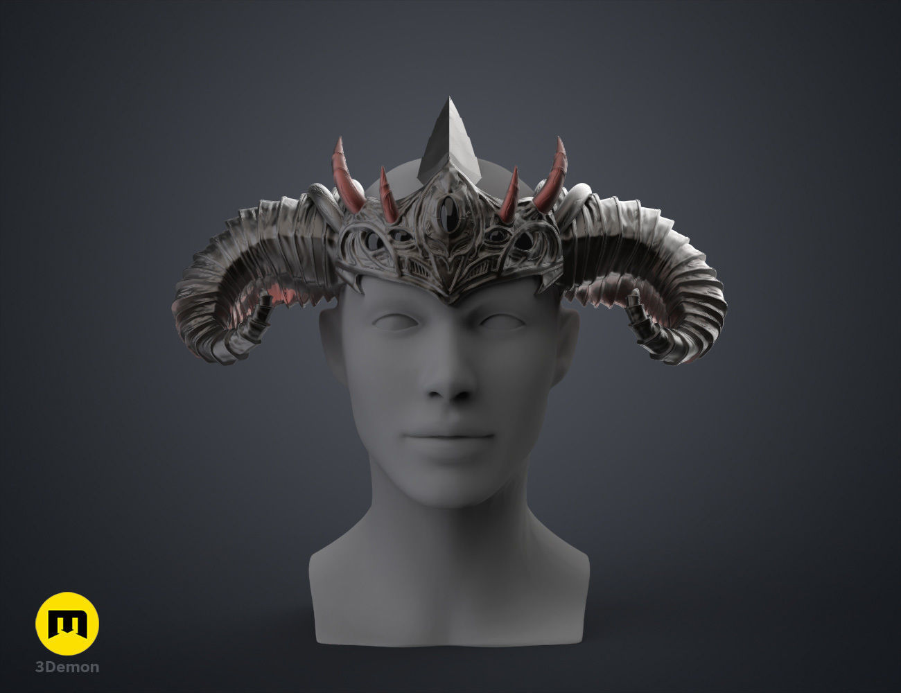 Asmodeus Horns - Critical Role 3D model 3D printable | CGTrader