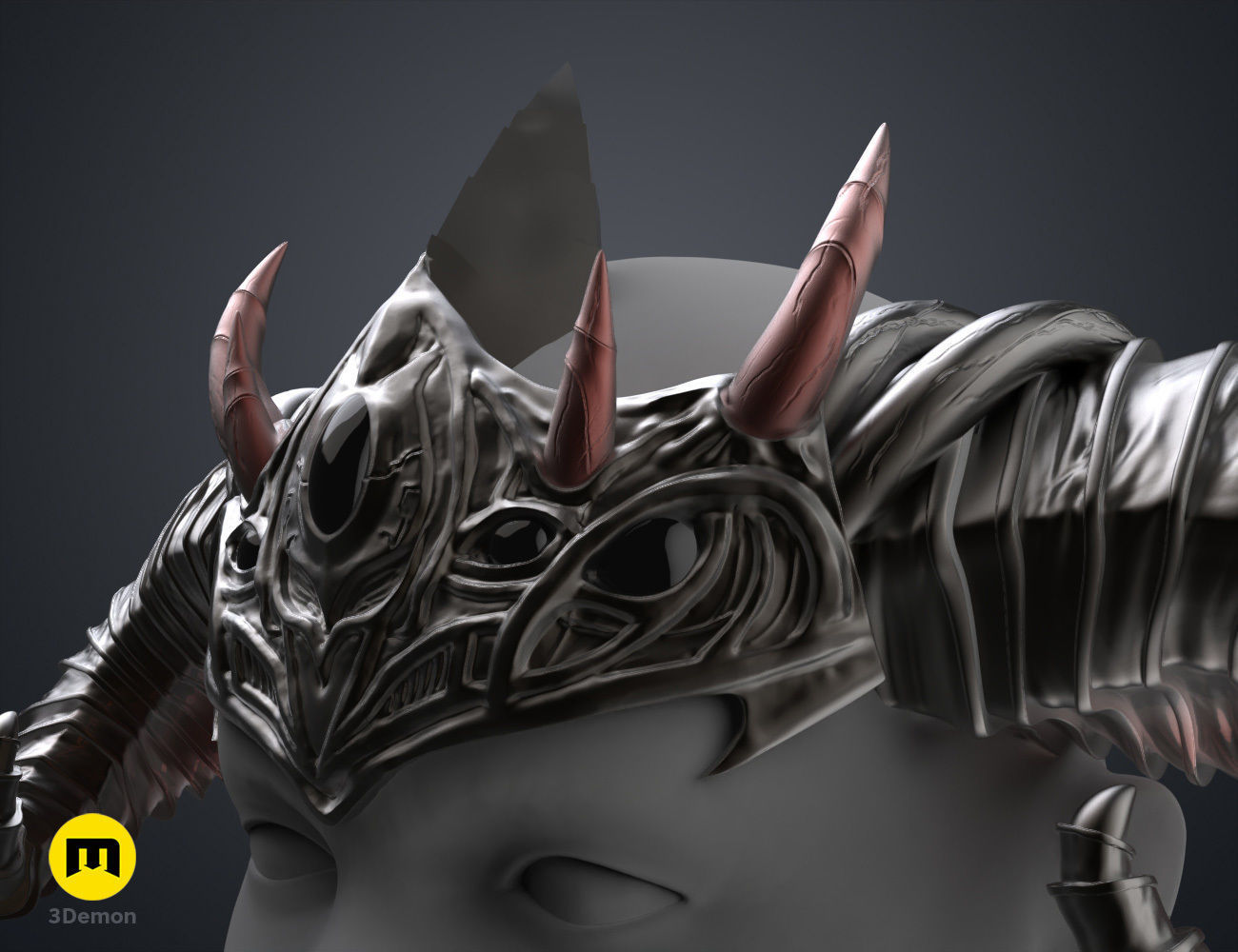 Asmodeus Horns - Critical Role 3D model 3D printable | CGTrader